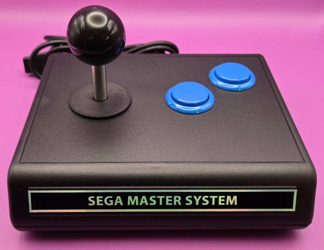 Sega Master System Custom Arcade Style Controller - Premium Slim ...