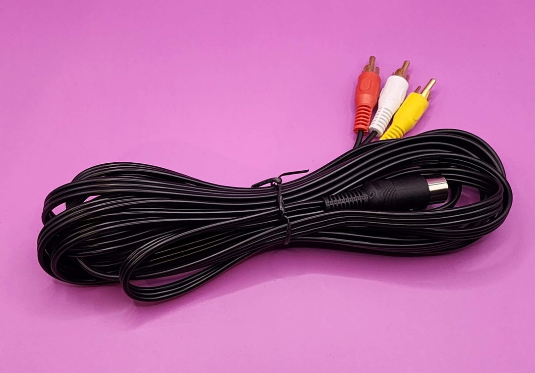 12ft Composite Cable for TI99/4A, Atari 800, 800XL, 1200XL, 65XE and ...