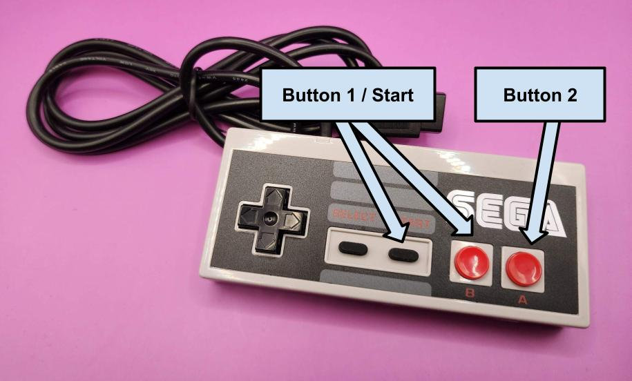 Sega Master System NES Style Controller Etsy UK