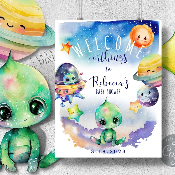 Space Baby Shower - Etsy