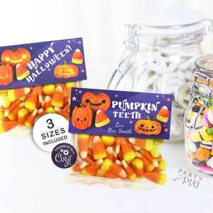 PRINTABLE Halloween Bag Topper Template Set Bundle, Ghost Poop, Bag of ...