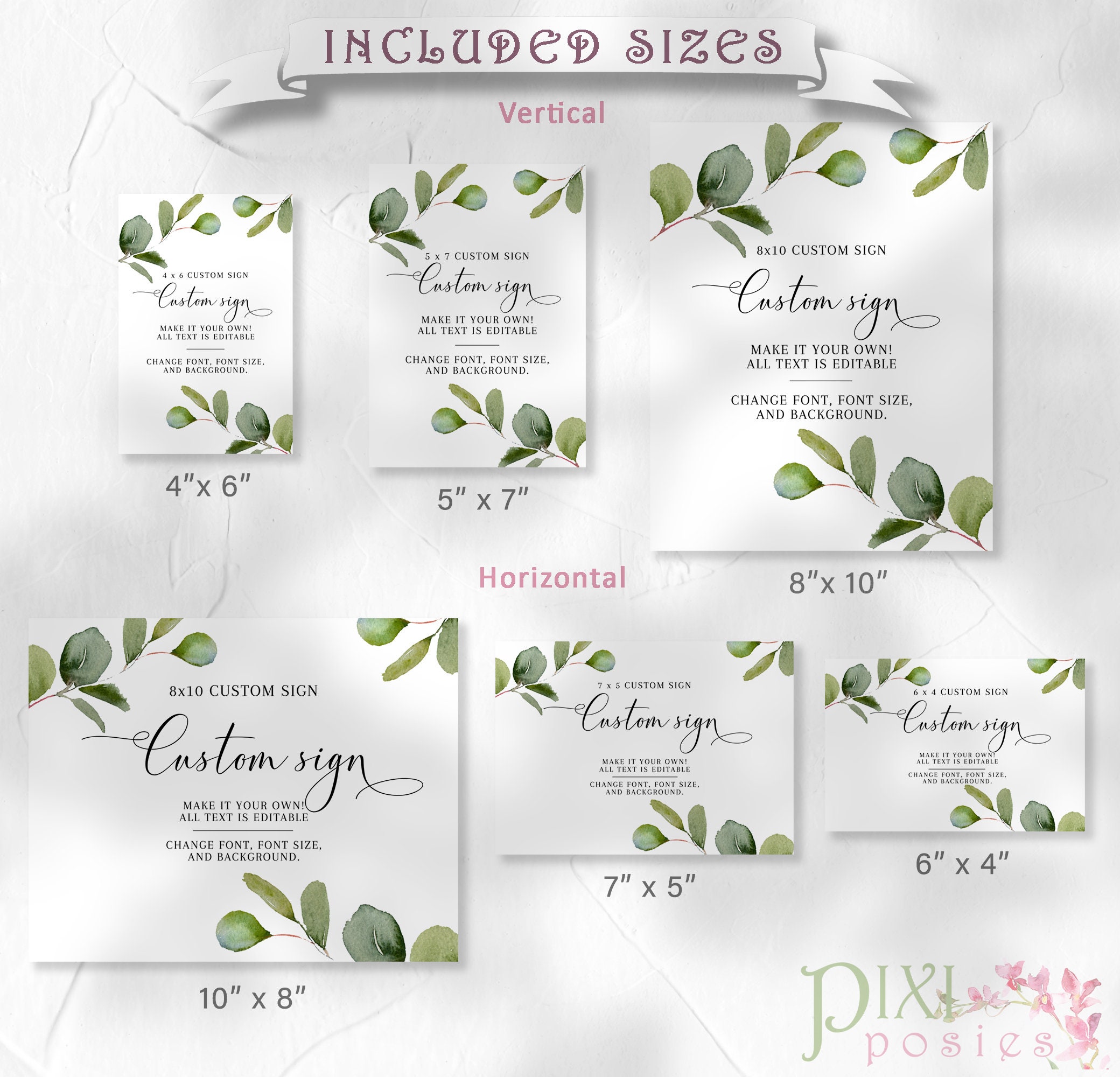 Custom Table Top Sign for Wedding Day Printable Download | Etsy