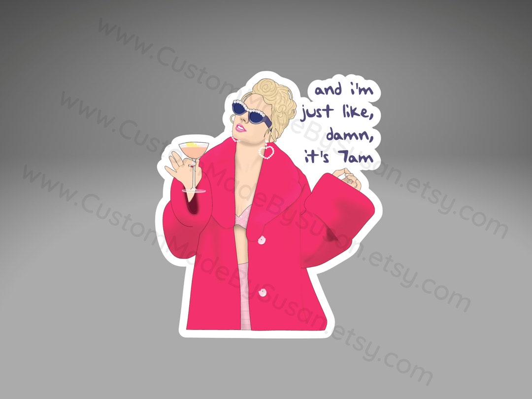 VINYL STICKER and I'm Just Like Damn It's 7am, Calm Down Waterproof ...