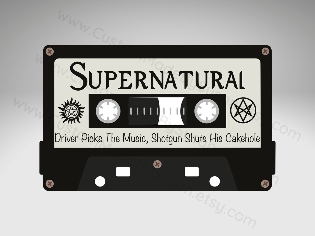 DIGITAL FILE - SPN, Supernatural - Jpg, Pdf, Png, Psd, Svg - High ...