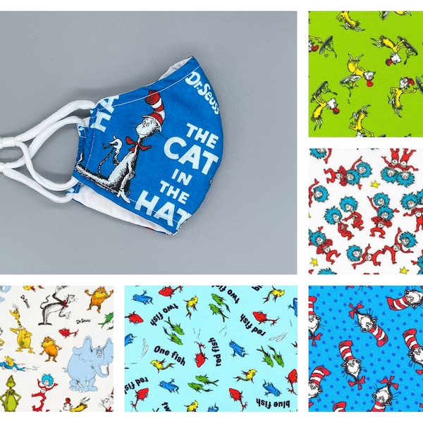 Dr Seuss Face Mask - Etsy