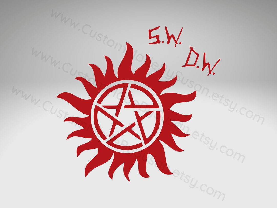 DIGITAL FILE - SPN, Supernatural, Symbol & Initials - Jpg, Pdf, Png ...