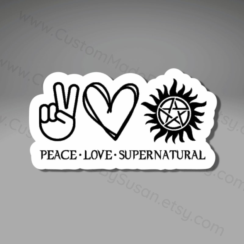 Supernatural Decal - Etsy
