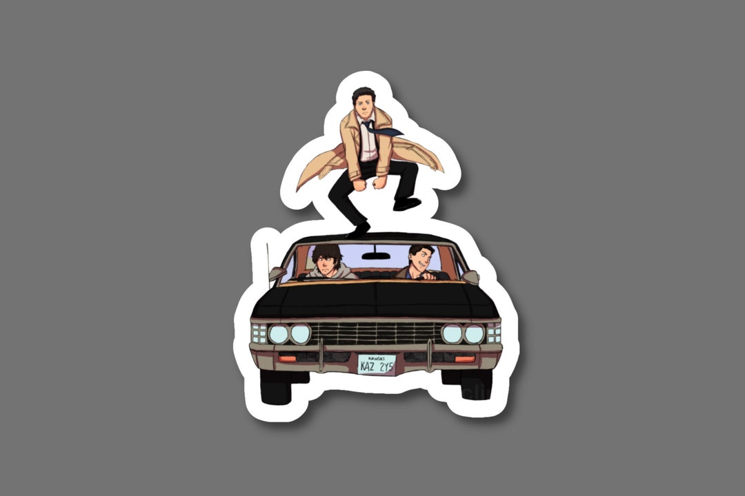 Supernatural SPN Cas on Baby Sticker / Vinyl Decal / - Etsy