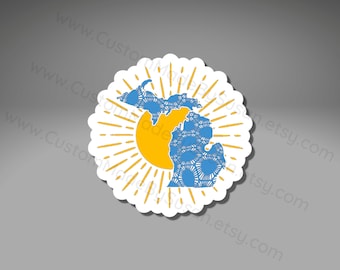 Michigan Wall Decal - Etsy