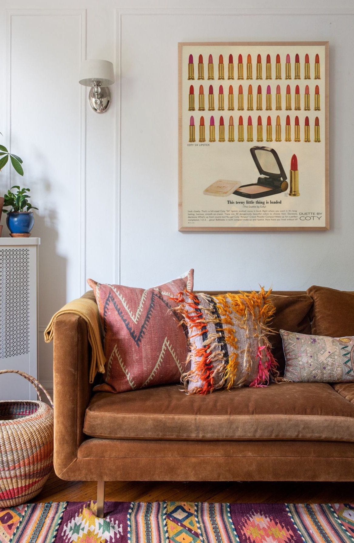 Vintage Makeup Lipstick Poster Bullet Gun Coty Ad Advertising Print Art ...