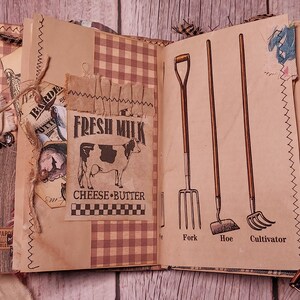 Handmade Rustic Floral Junk Journal, Country Journal - Etsy