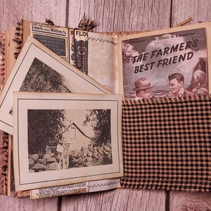 Handmade Rustic Floral Junk Journal, Country Journal - Etsy