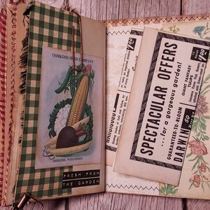 Handmade Rustic Floral Junk Journal, Country Journal - Etsy