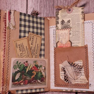 Handmade Rustic Floral Junk Journal, Country Journal - Etsy