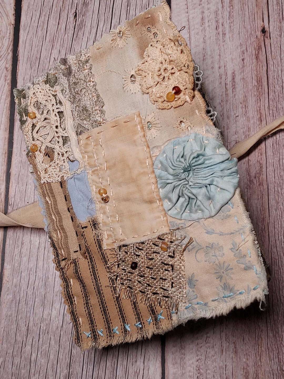 Handmade Grungy Style Junk Journal, Stitched Memories - Etsy