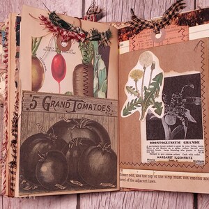 Handmade Rustic Floral Junk Journal, Country Journal - Etsy