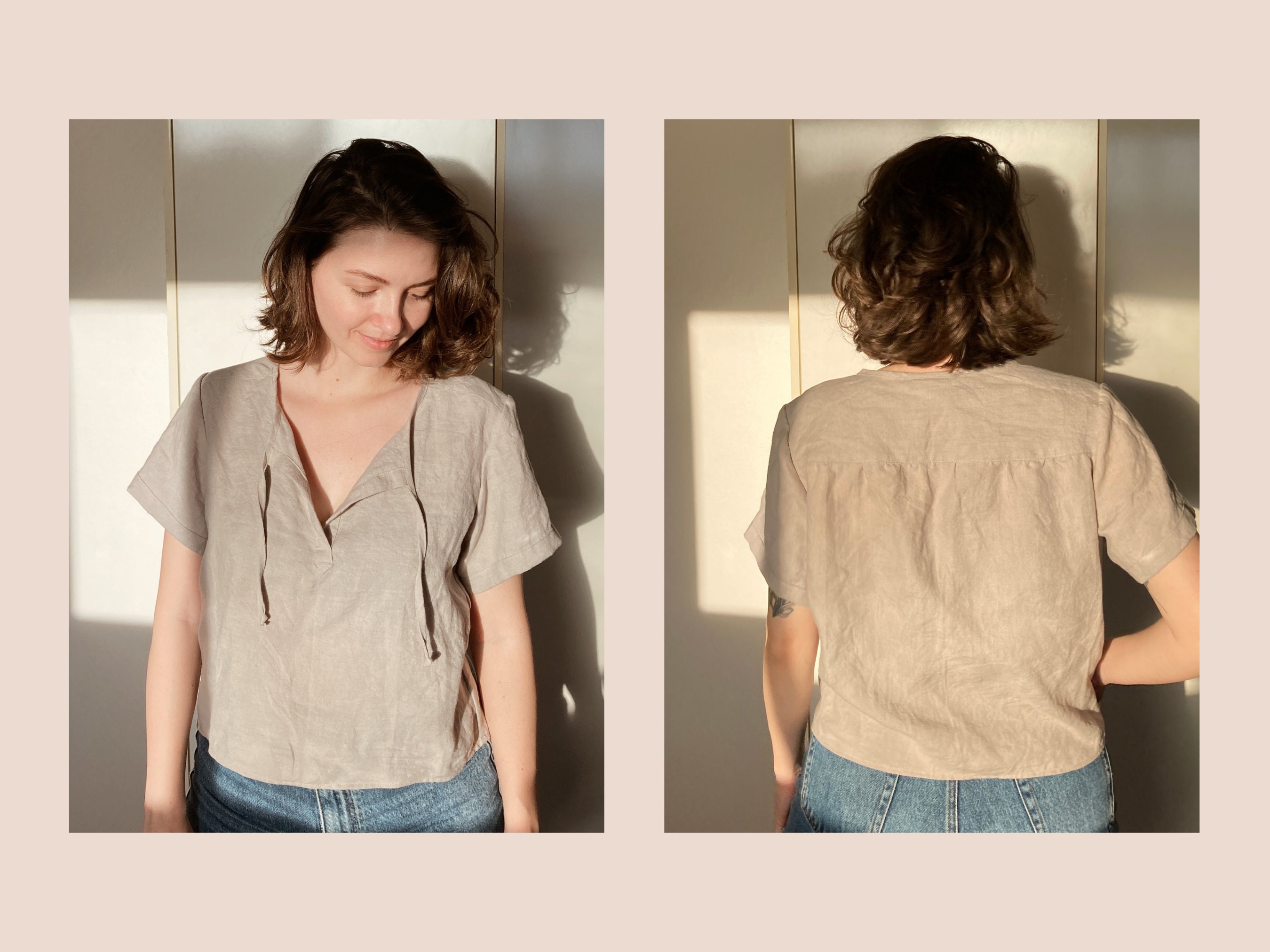 Meg Blouse PDF Sewing Pattern Instant Download the Handmade Kind - Etsy