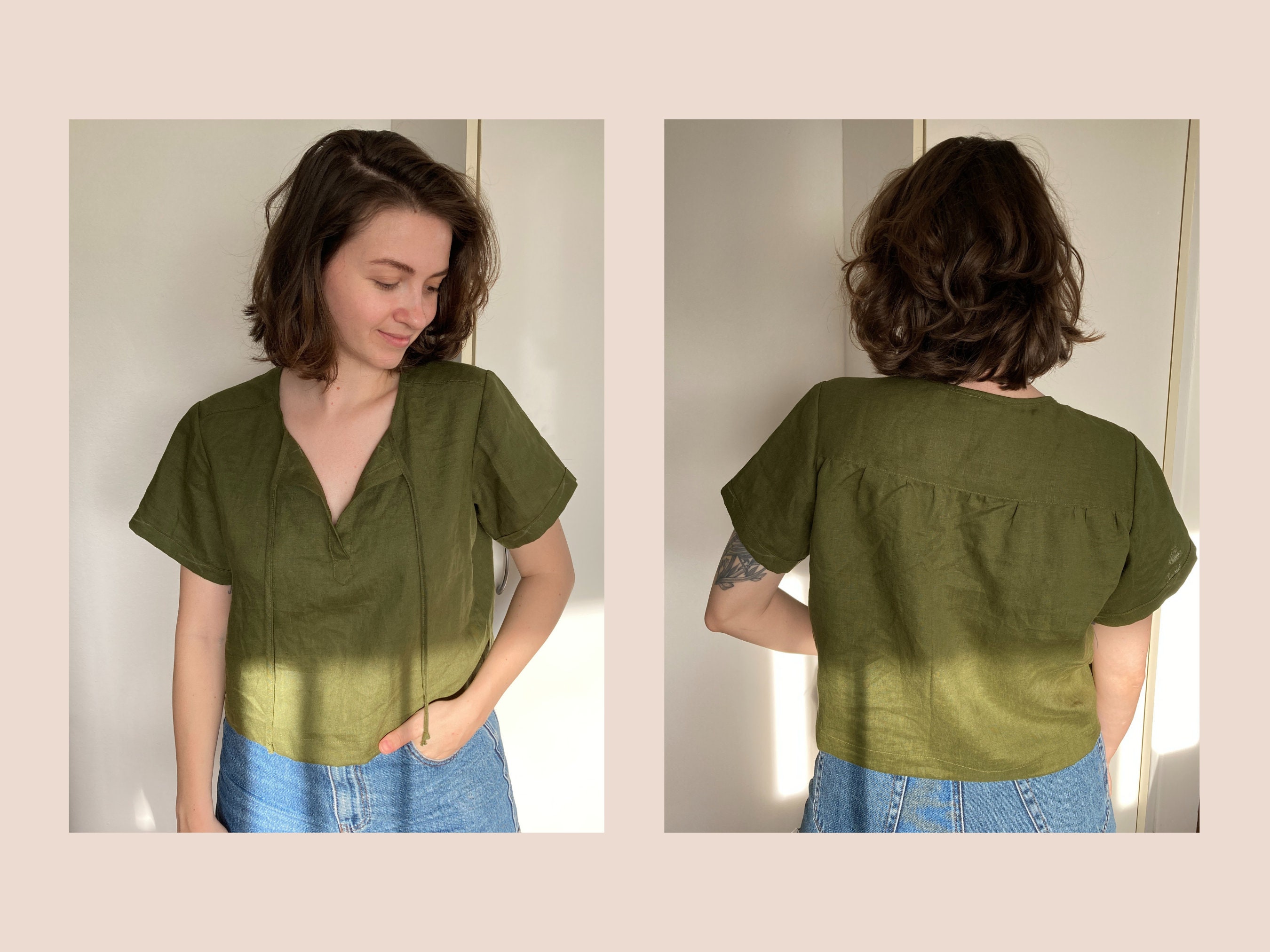Meg Blouse PDF Sewing Pattern Instant Download the Handmade Kind - Etsy