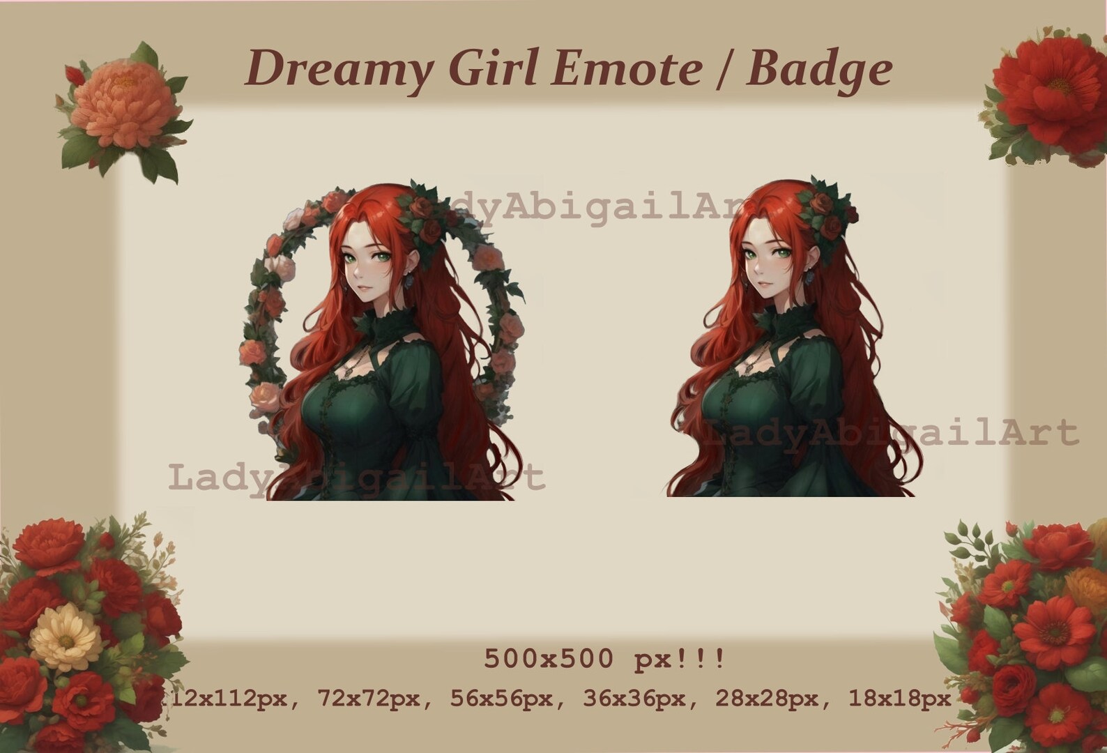 Anime Girl Emote, Vintage Emote, Redhead Emote, Cute Girl Emote, Kick ...