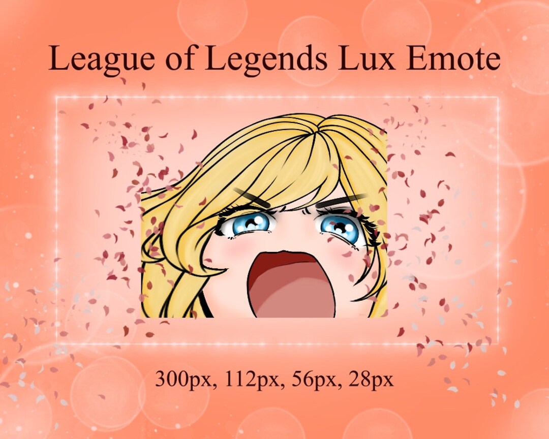 League of Legends Lux Emote, Lol Emote, Twitch Emote, Discord Emote ...