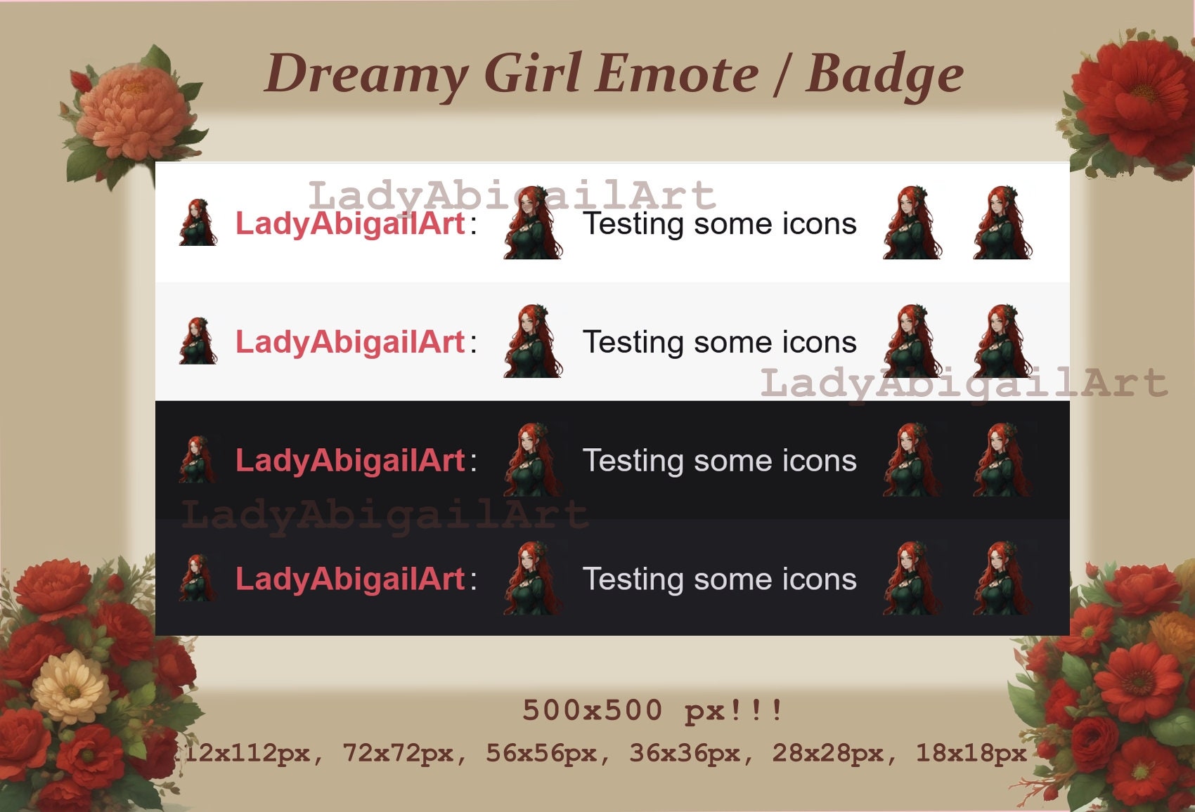 Anime Girl Emote, Vintage Emote, Redhead Emote, Cute Girl Emote, Kick ...