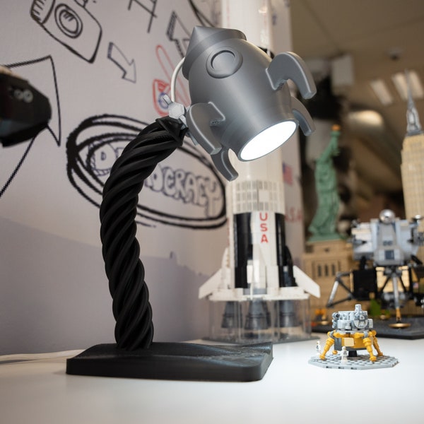 3d Print Rocket Lamp - Etsy