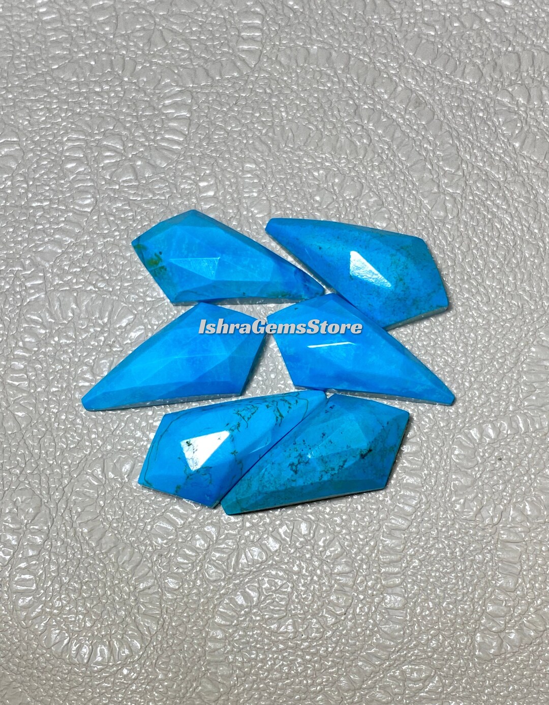 Beautiful ~ Blue Fire Turquoise Kite Shape Size - 8x16 - 15x30 MM One ...
