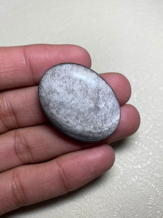 A One Quality Silver Fire Obsidian Cabochon Hand Made Loose - Etsy