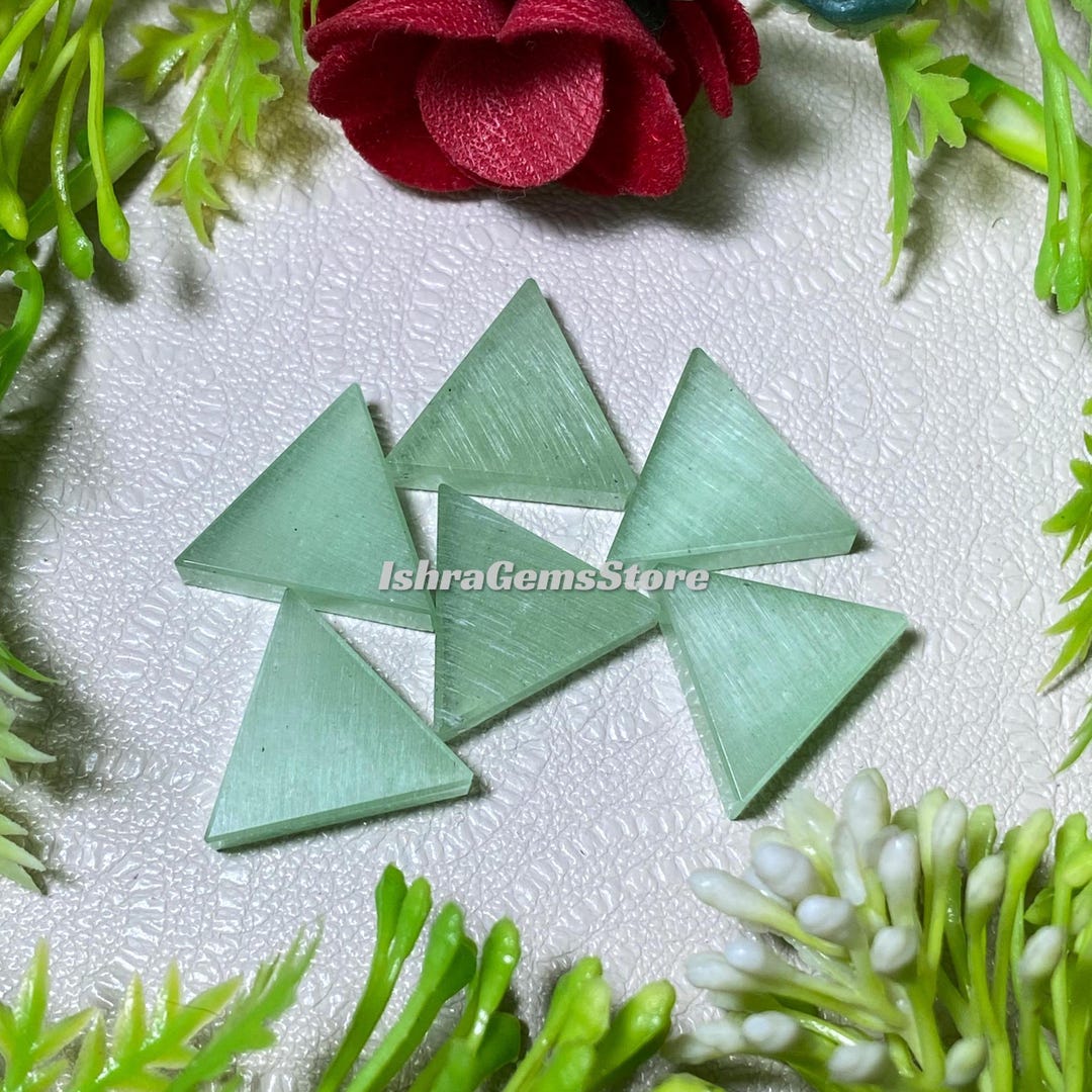 Stunning Green Glass Stone Discs - Perfect for Jewelry Making - Sizes 6 ...