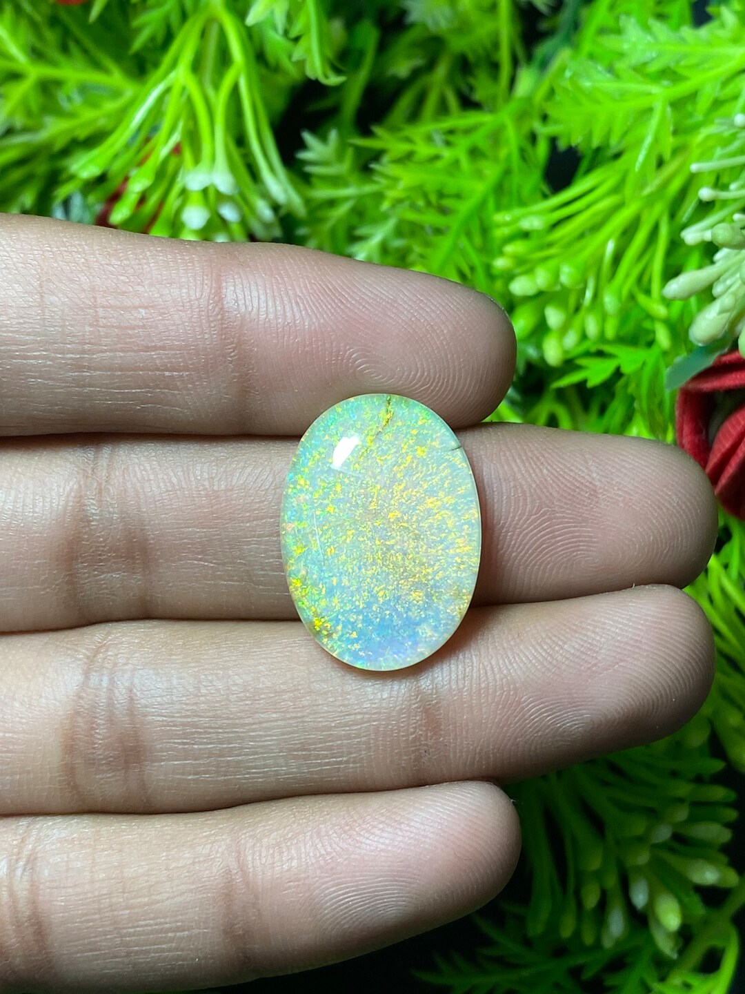 17.50x24x5.50 MM Multi Fire Monarch Opal Cabochon Smooth Polish Oval ...