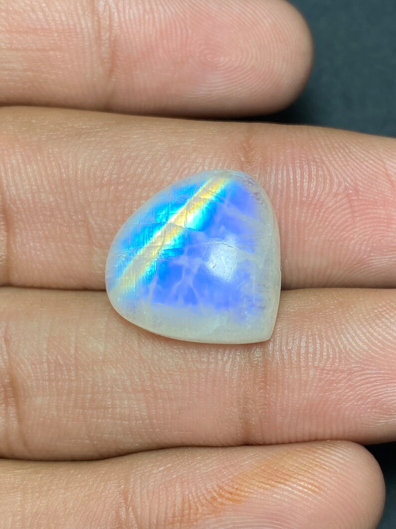 Rare Quality Gorgeous Blue Fire Rainbow Moonstone Cabochon - Etsy