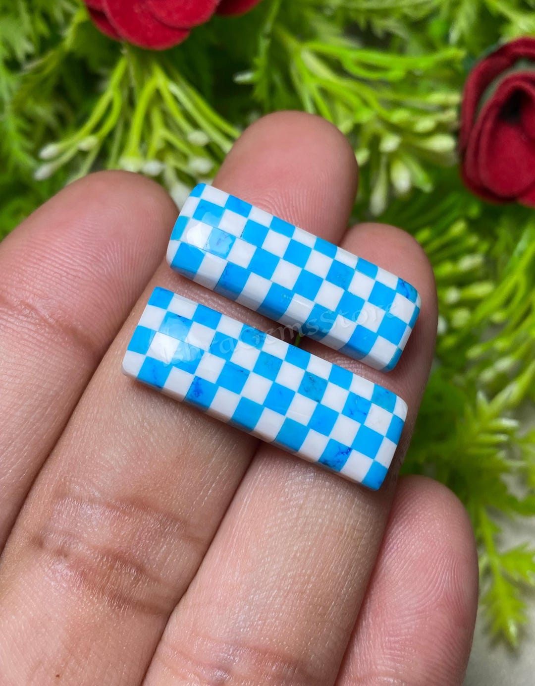 Mesmerizing White Opal Checkboard Stone - Perfect Gift for Her ...