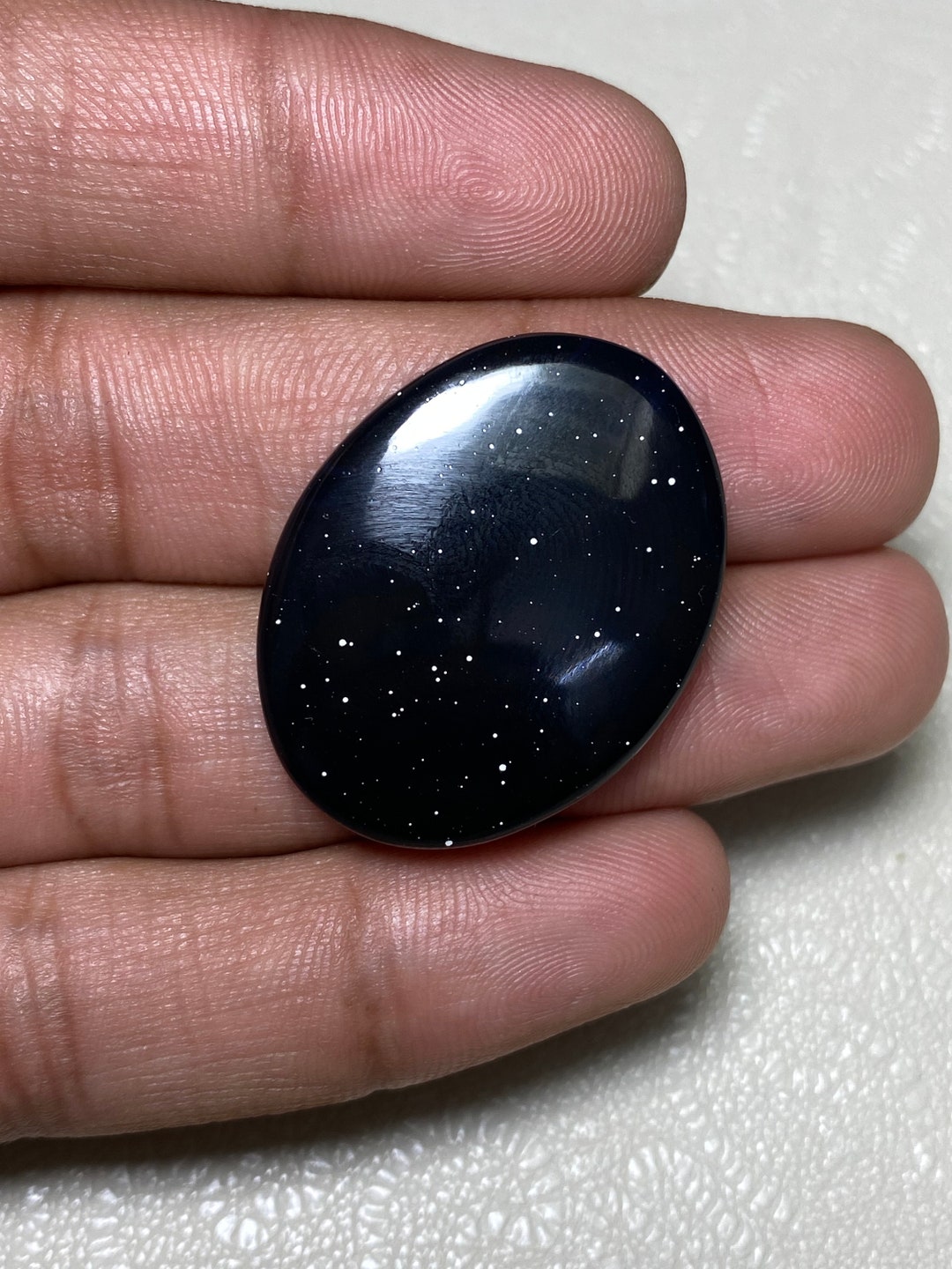 Amazing Dark Blue Color Leland Stone Cabochon Loose Gemstone Size ...