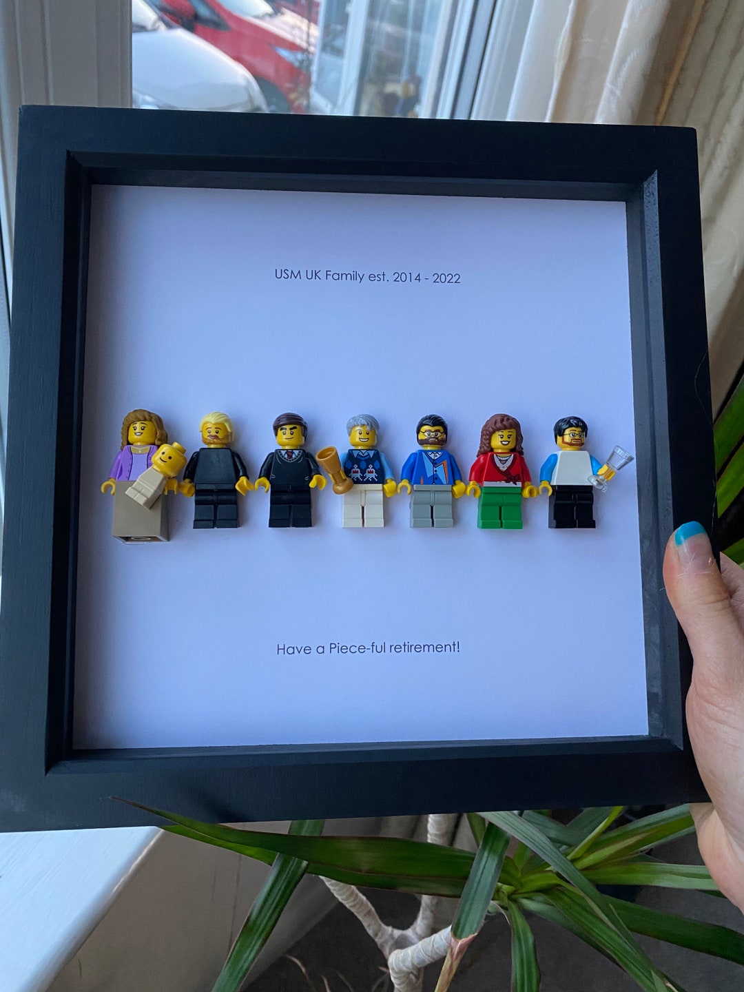 Handmade Custom Mini Person Figure Frame. Family Portrait Personalized ...