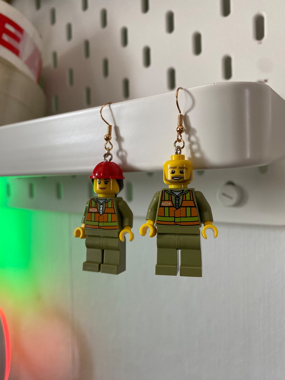 Personalised Custom Figure Miniature Mini Fig Earrings Matching Best ...