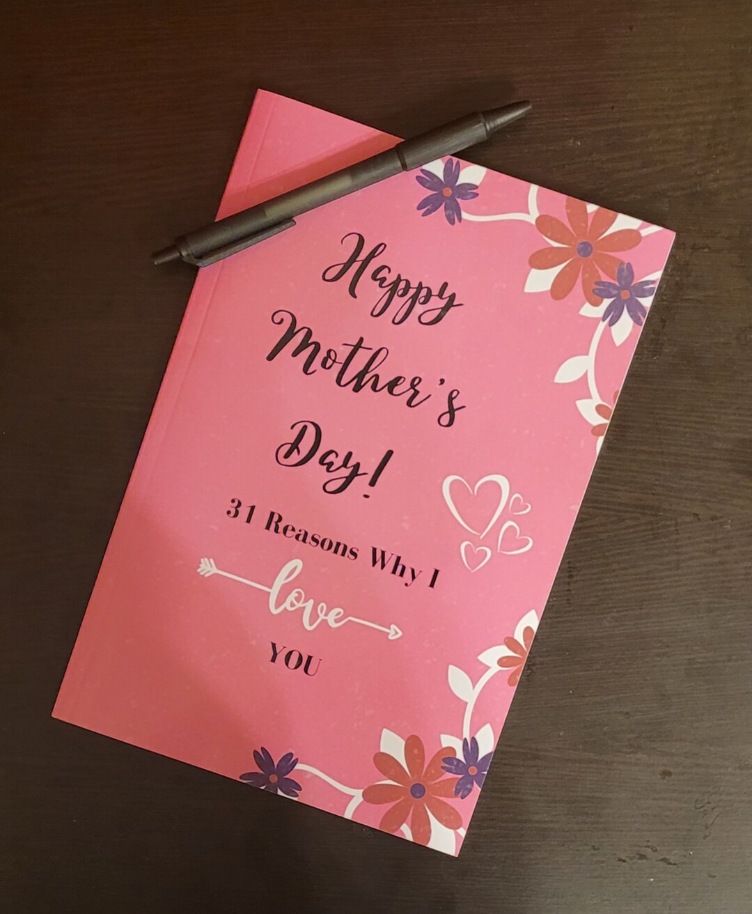 Happy Mother's Day-31 Reasons Why I Love You I Lined Journal I Mother's ...