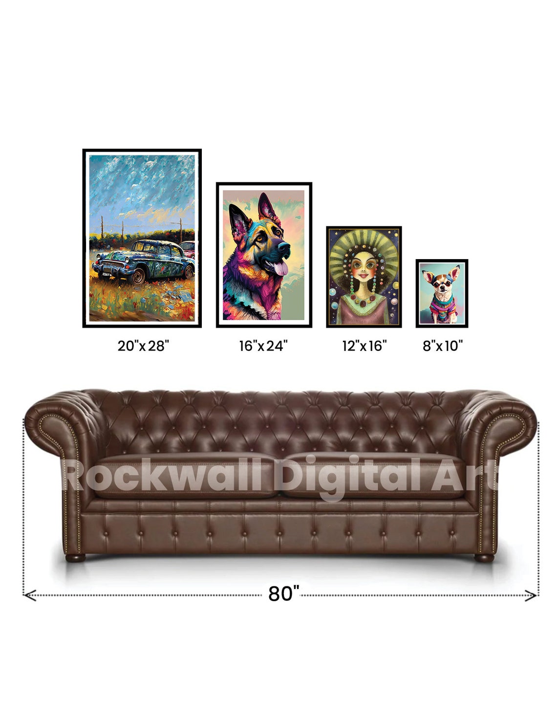 Colorful Bulldog Painting Art Digital Download, Clip Art, Gift, Wall Art High-quality - Etsy