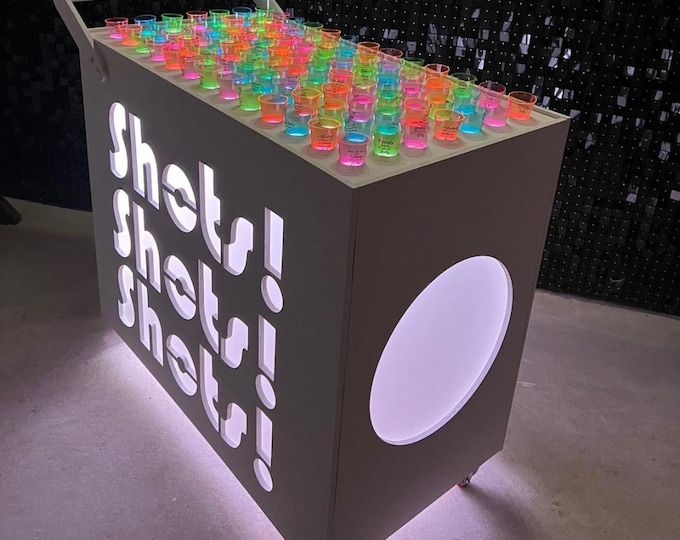 102 Shot Glasses Party Cart - Etsy