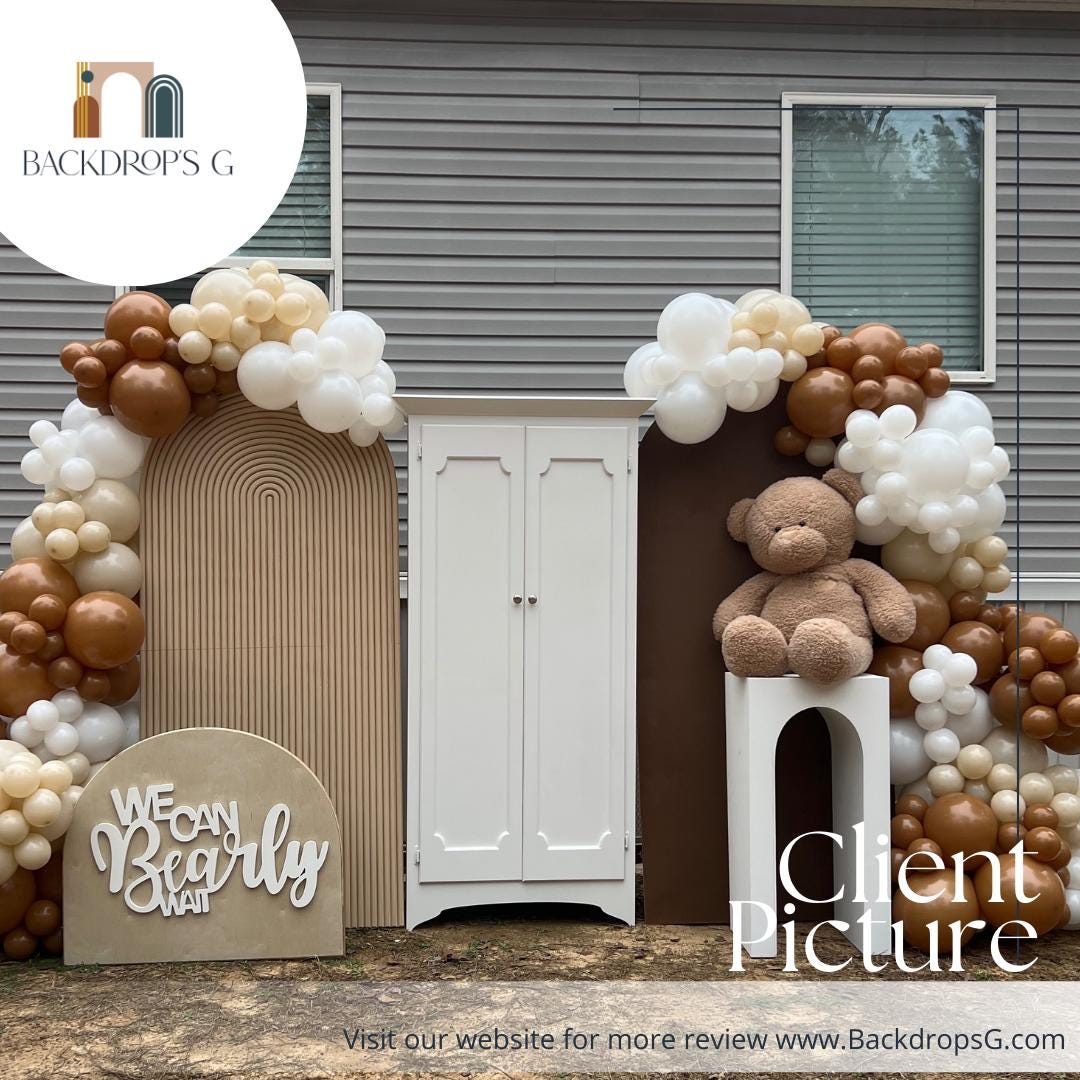 Arch Ripple MDF Backdrop Wall: Party Photo Booth (6.5ft X 3ft) - Etsy