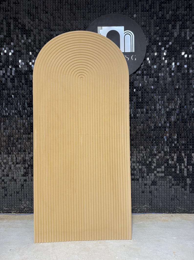 Arch Ripple MDF Backdrop Wall: Party Photo Booth (6.5ft X 3ft) - Etsy