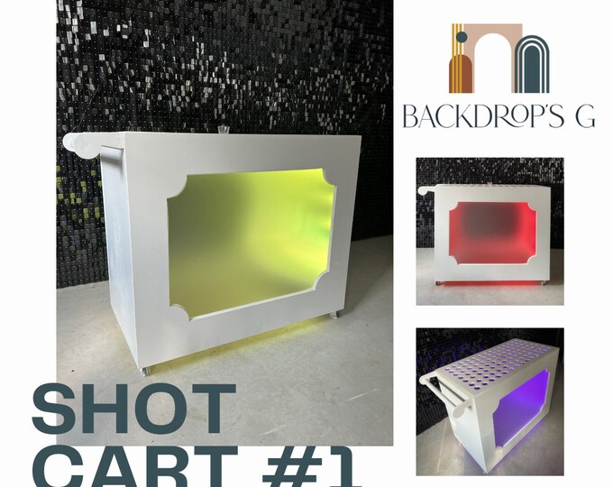 102 Shot Glasses Party Cart - Etsy