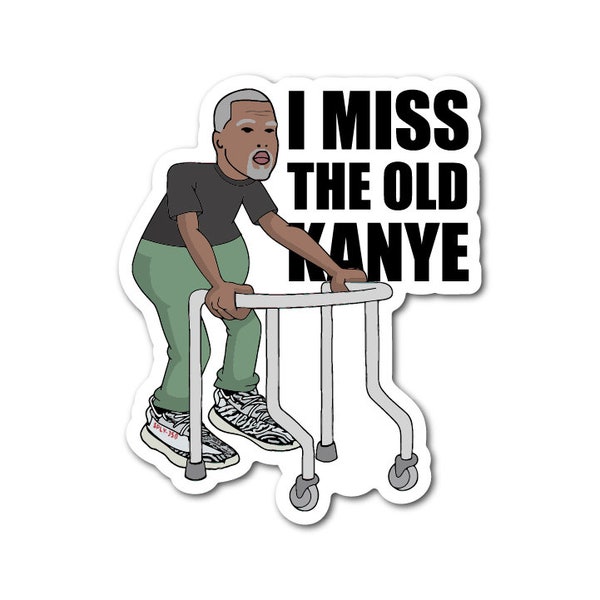 Kanye Sticker - Etsy