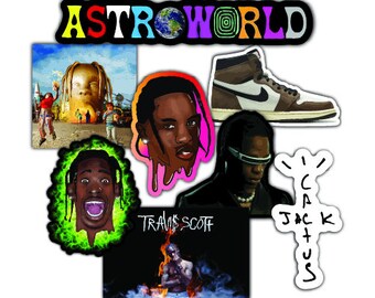 Travis Scott Concert Pic Vinyl Sticker cactus Jack 100% - Etsy