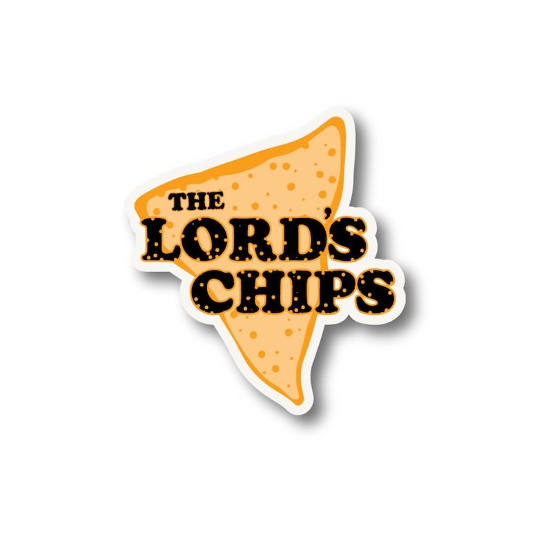 The Lord's Chips Sticker - Etsy