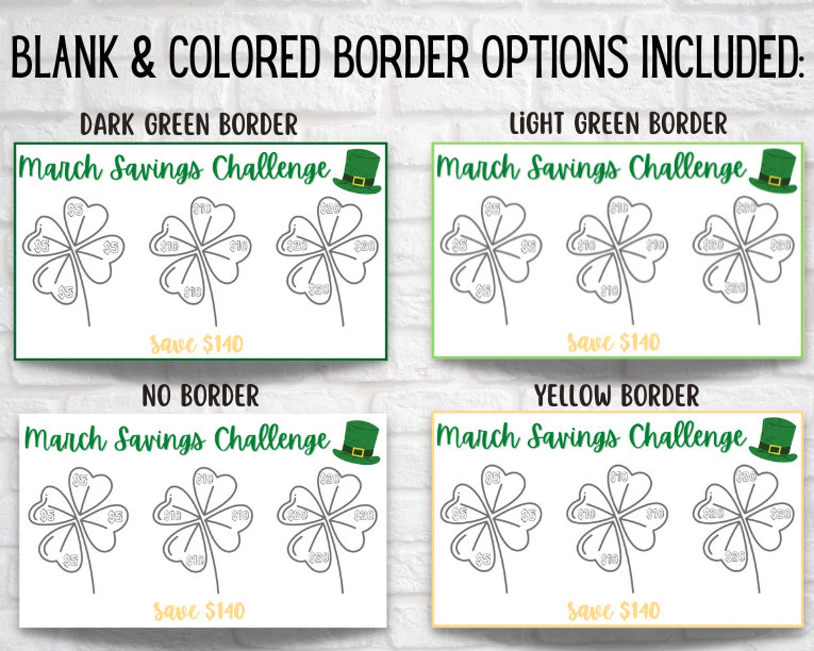 A6 March Savings Challenge Printable | Money Tracker | Budgeting ...