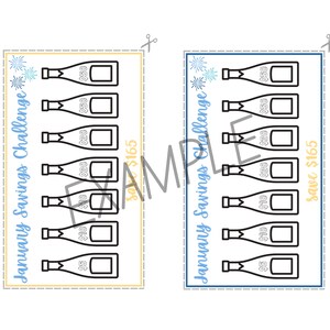 A6 January Savings Challenge Printable | Money Tracker | Budgeting ...