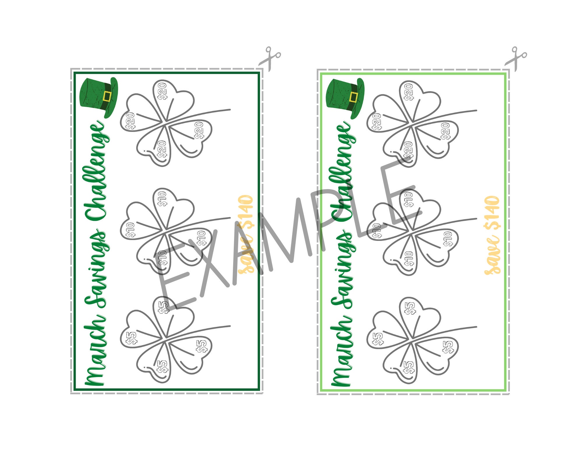 A6 March Savings Challenge Printable Money Tracker - Etsy