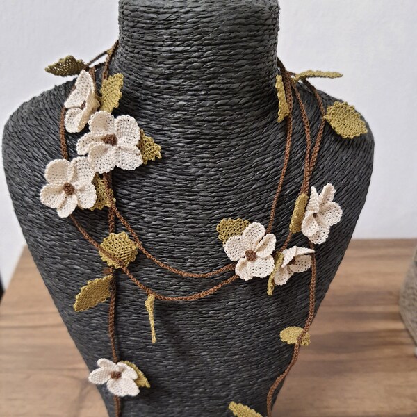 Turkish Oya Necklace - Etsy