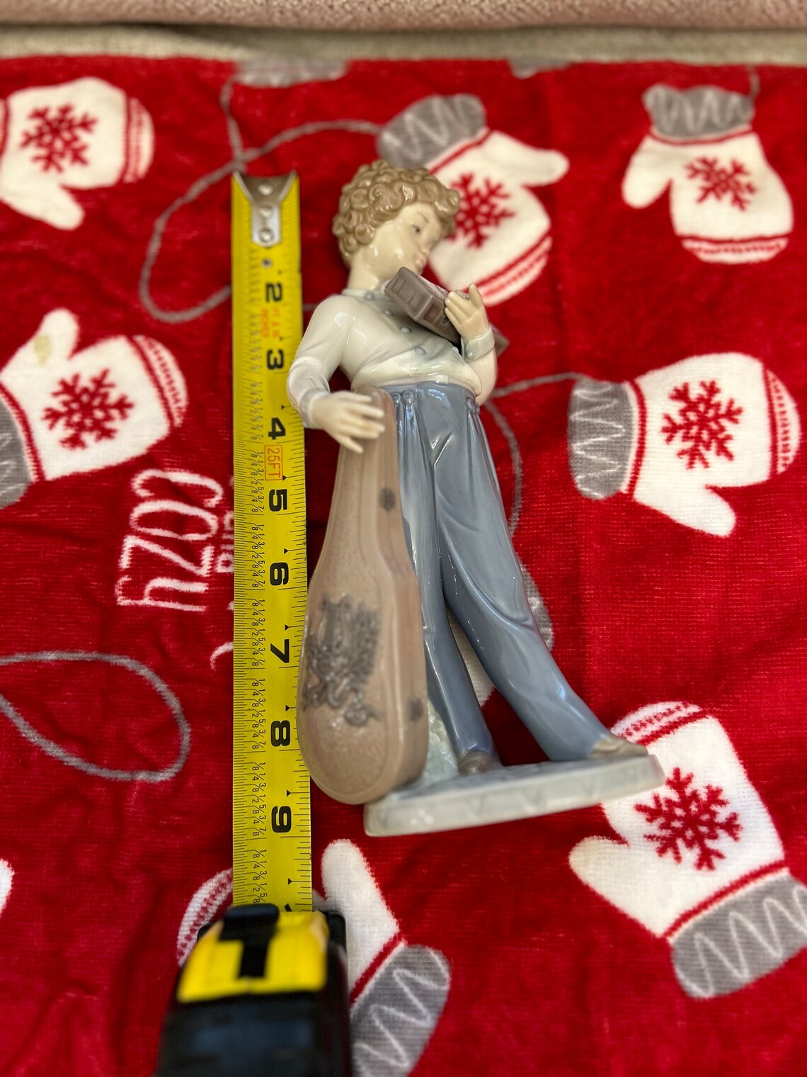 Lladro 5810 Musically Inclined Boy W/ Radio and Violin Porcelain Figure ...