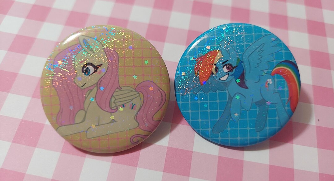 MLP Button Pins - Etsy